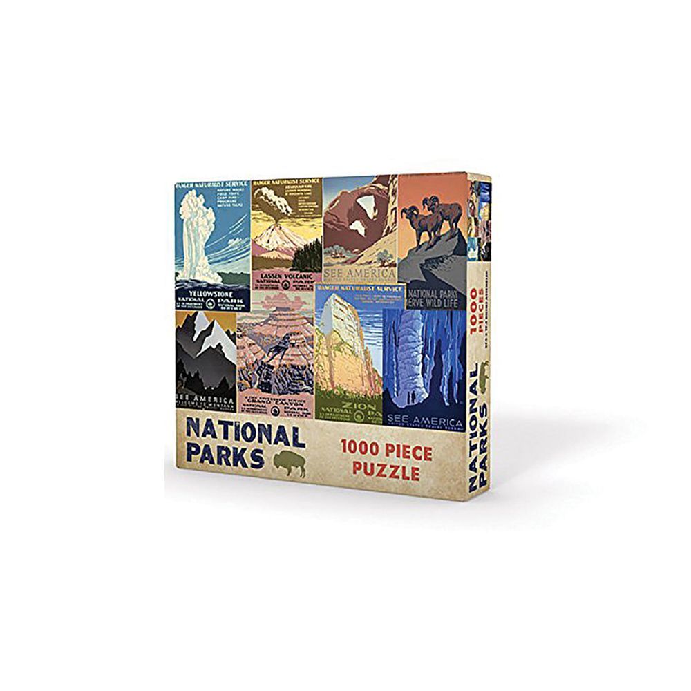 National Parks Puzzle – 1000-Piece U.S. Parks Collage | Gibbs Smith ...